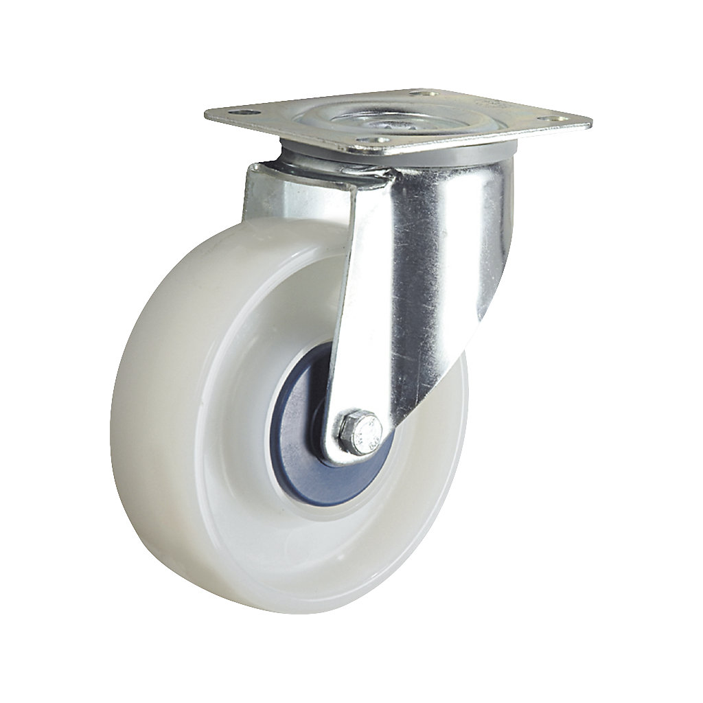 TENTE – Rueda de poliamida, blanca: Ø x anchura de las ruedas 125 x 40 ...