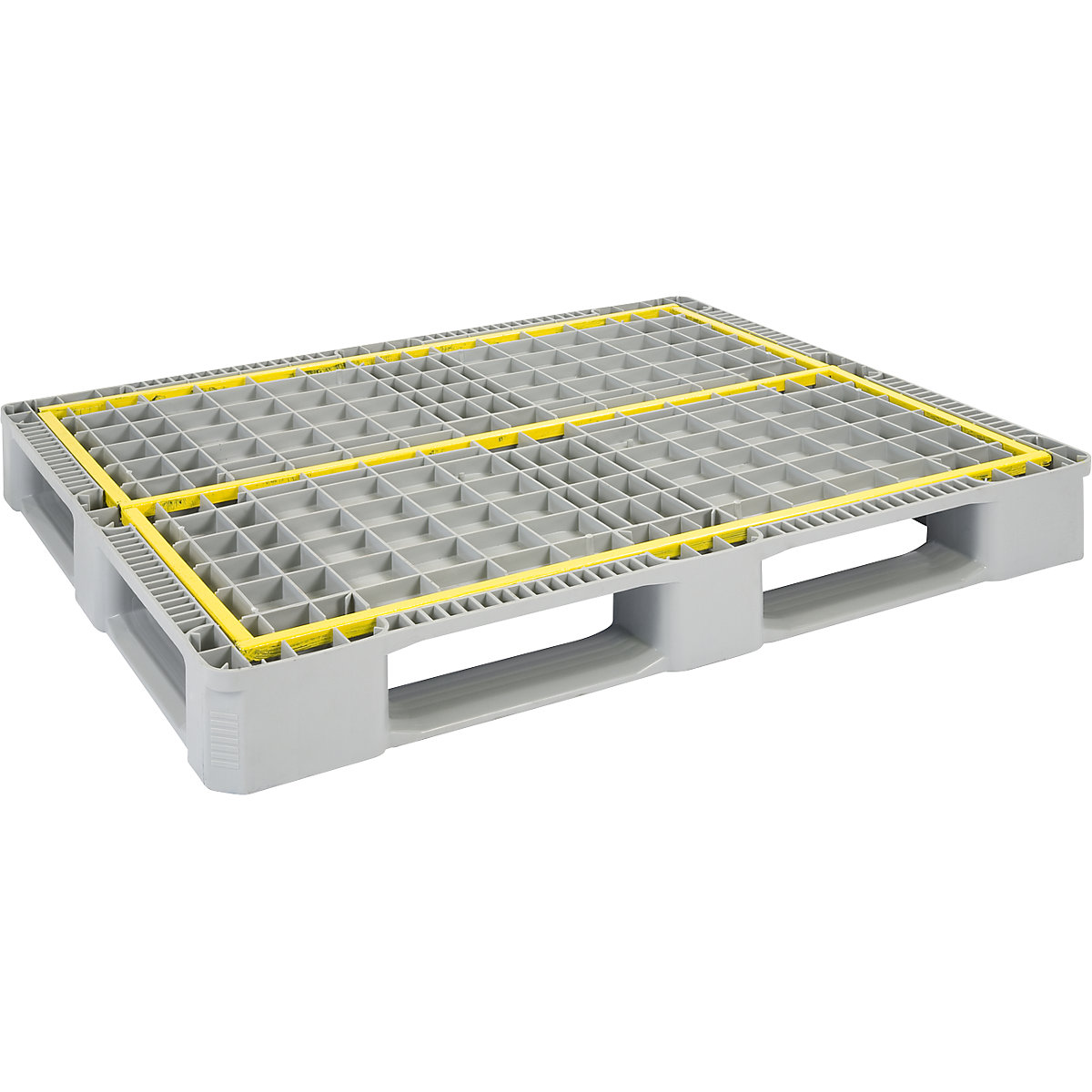 Hygienic pallet – ratioform: 5 runners and 5 steel reinforcements ...
