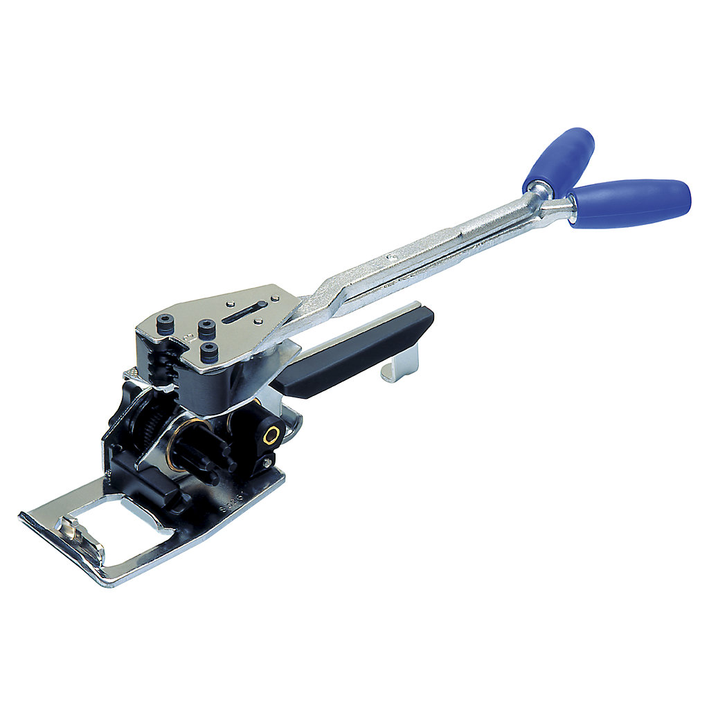 Tensioning and sealing tool for PP strapping: manual, standard ...