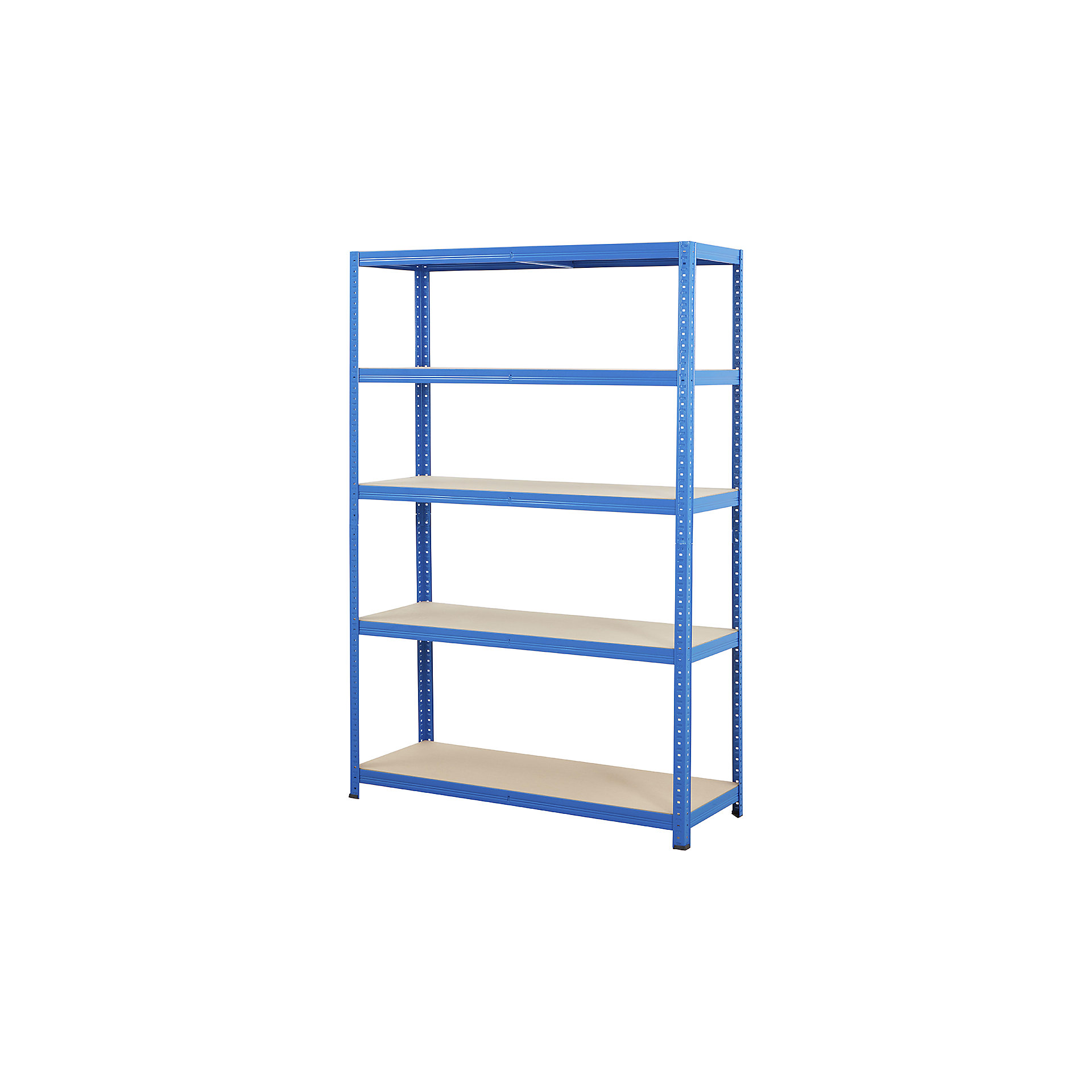 BiGDUG Essentials 265kg Shelving | 1780h x 1200w x 450d mm | 5 Levels | Blue | 265kg UDL | BiGDUG