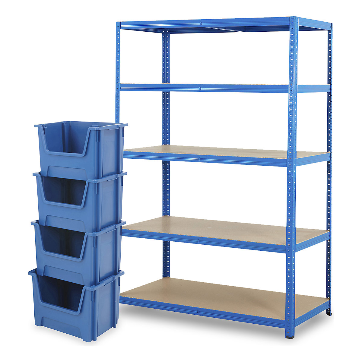 BiGDUG Essentials 265kg Shelving | 1780h x 1200w x 600d mm | 5 Levels ...