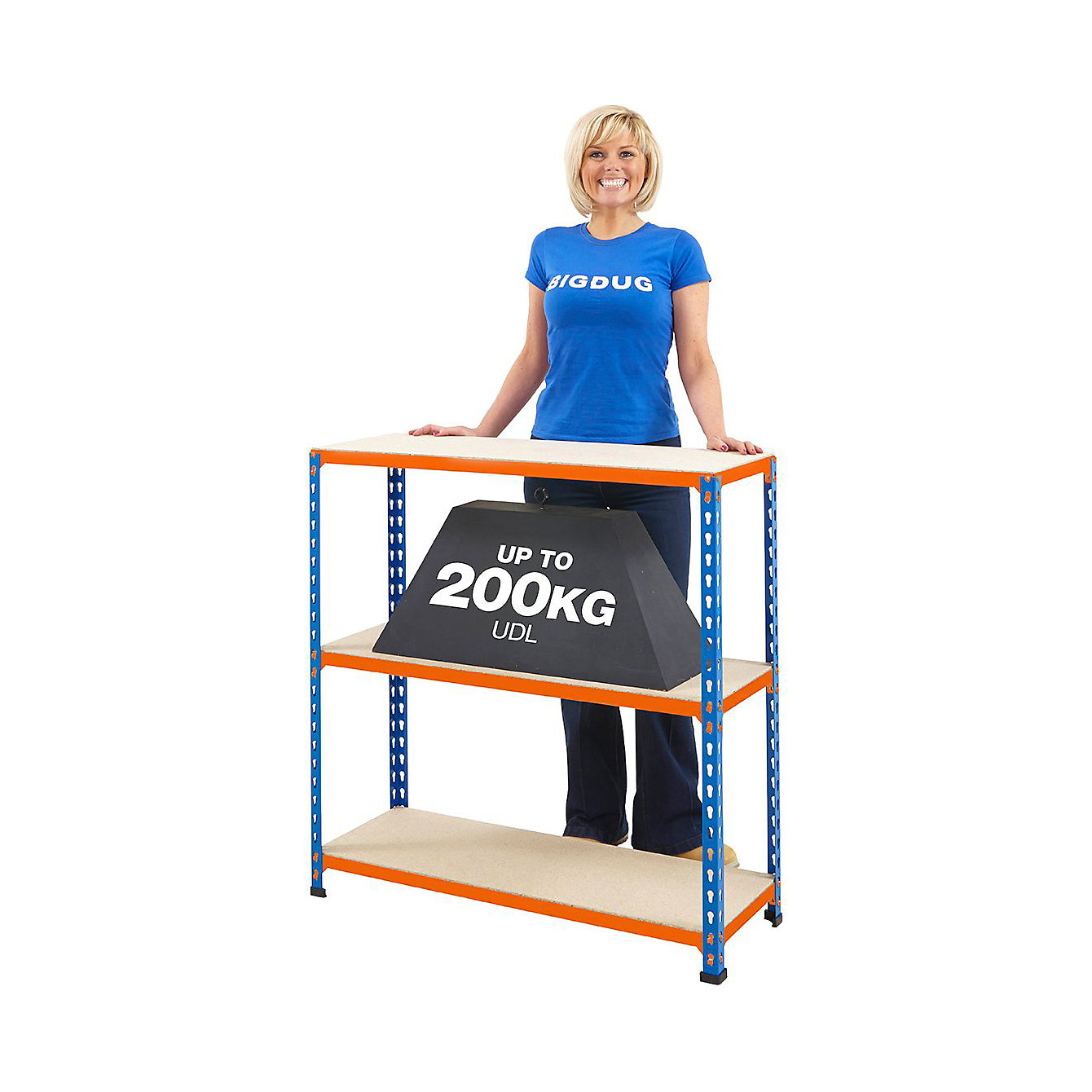BiG200 915mm High Shelving | BiGDUG