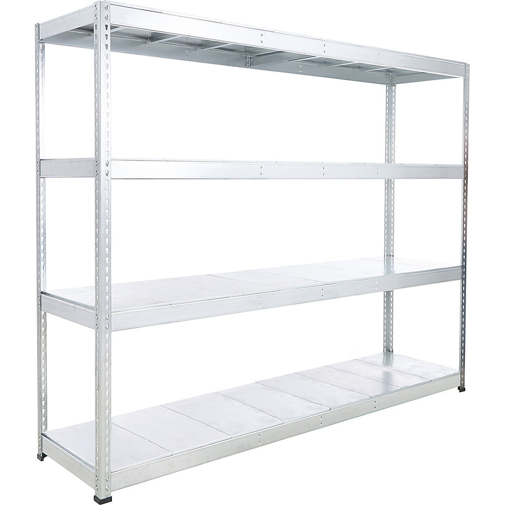 BiG400 Steel Racking 1980h x 1830w x 610d mm 4 Levels 400kg UDL ...