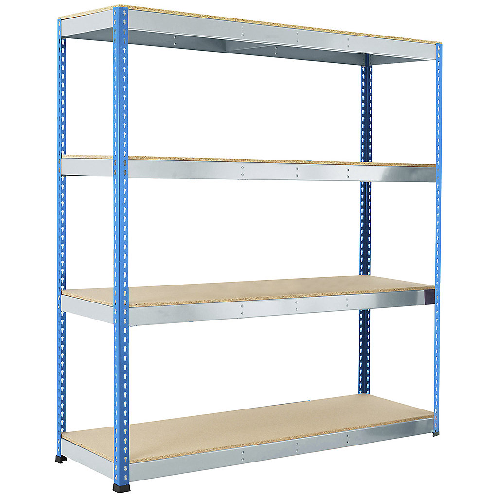 BiG400 Racking 1980h x 1830w x 610d mm 4 Levels 400kg UDL Blue ...