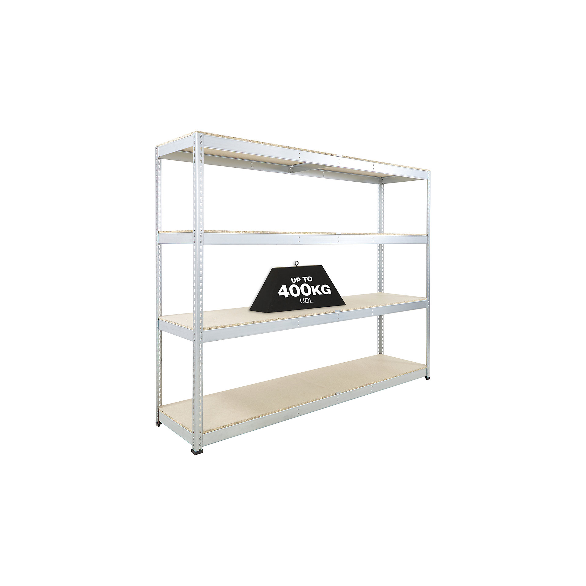BiG400 Racking 1980h x 2440w x 915d mm 4 Levels 400kg UDL Galvanised ...