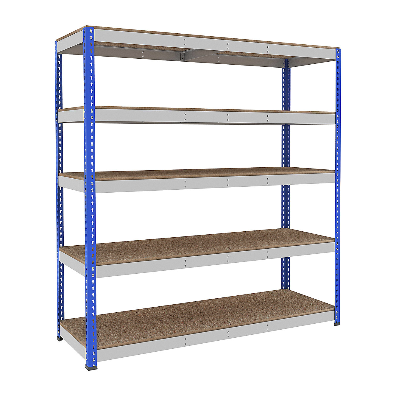 BiG400 Racking 1980h X 1830w X 455d Mm 5 Levels 375kg UDL Blue ...