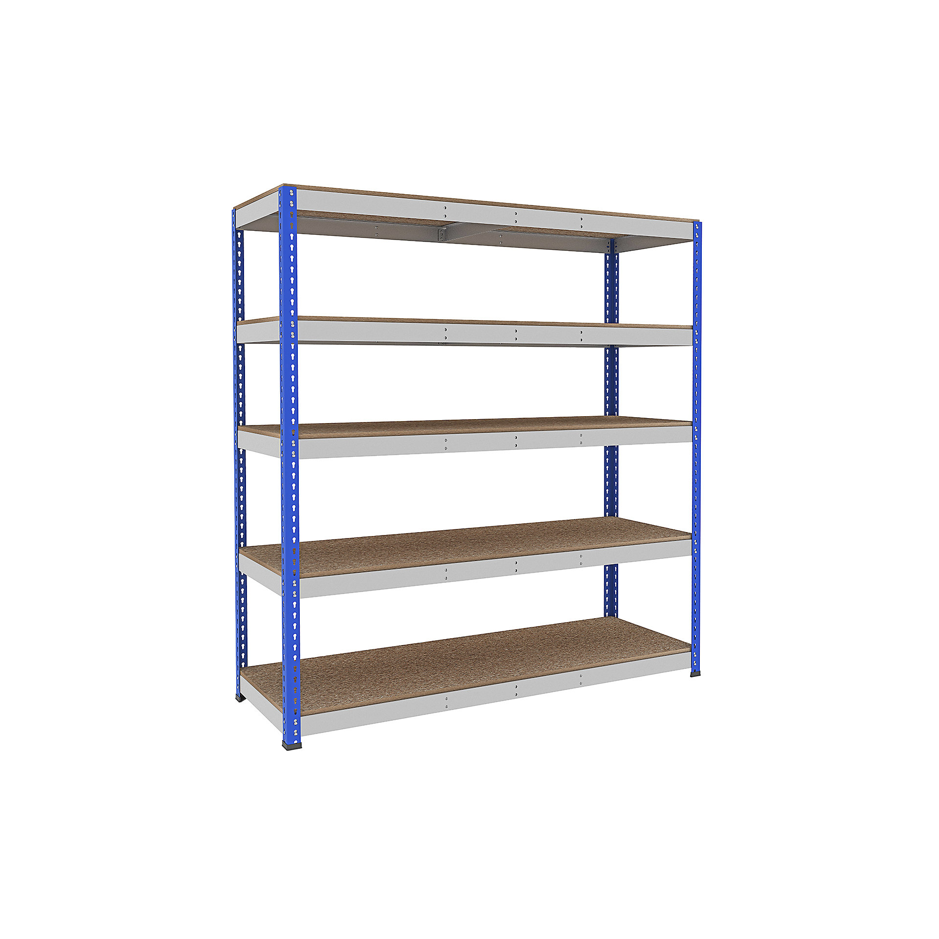 BiG400 Racking 1980h X 1830w X 610d Mm 5 Levels 375kg UDL Blue ...