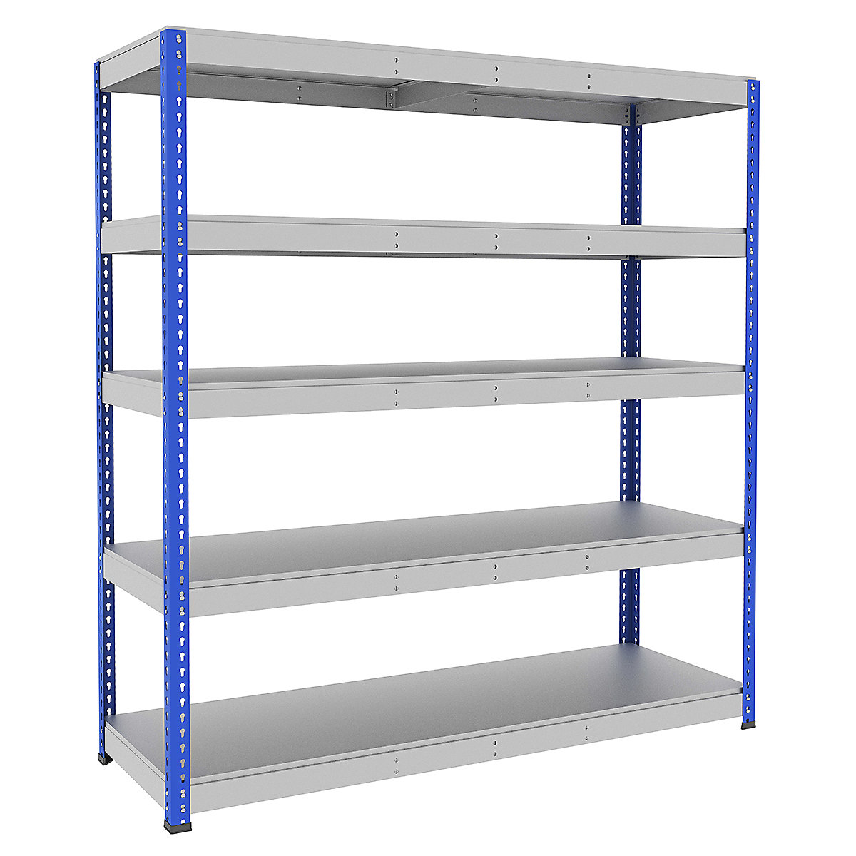 BiG400 Steel Racking 1980h X 1830w X 455d Mm 5 Levels 375kg UDL Blue ...