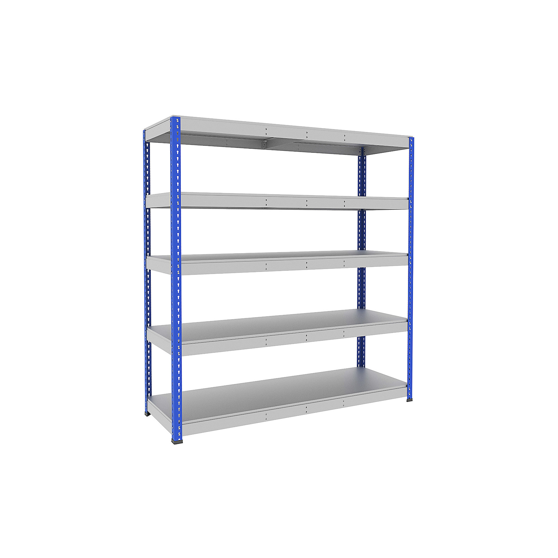 BiG400 Steel Racking 1980h X 1830w X 455d Mm 5 Levels 375kg UDL Blue ...