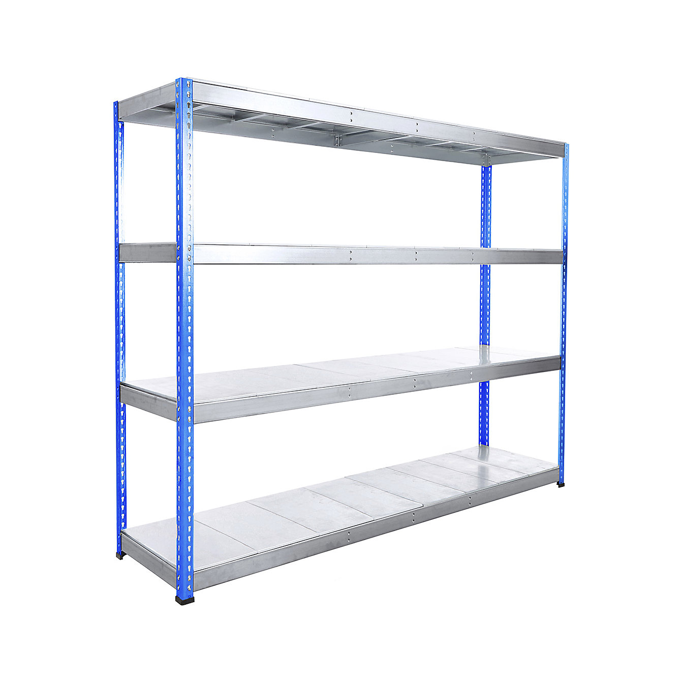 BiG400 Steel Racking 1980h x 1830w x 610d mm 4 Levels 400kg UDL Blue ...