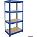 BiGDUG Garage Heavy Duty Shelving | 1770h x 2400w x 600d mm | Blue | 4 ...