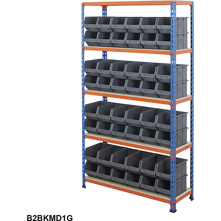 Storage Kits With Bins | Storage Bin Racking | BiGDUG | BiGDUG