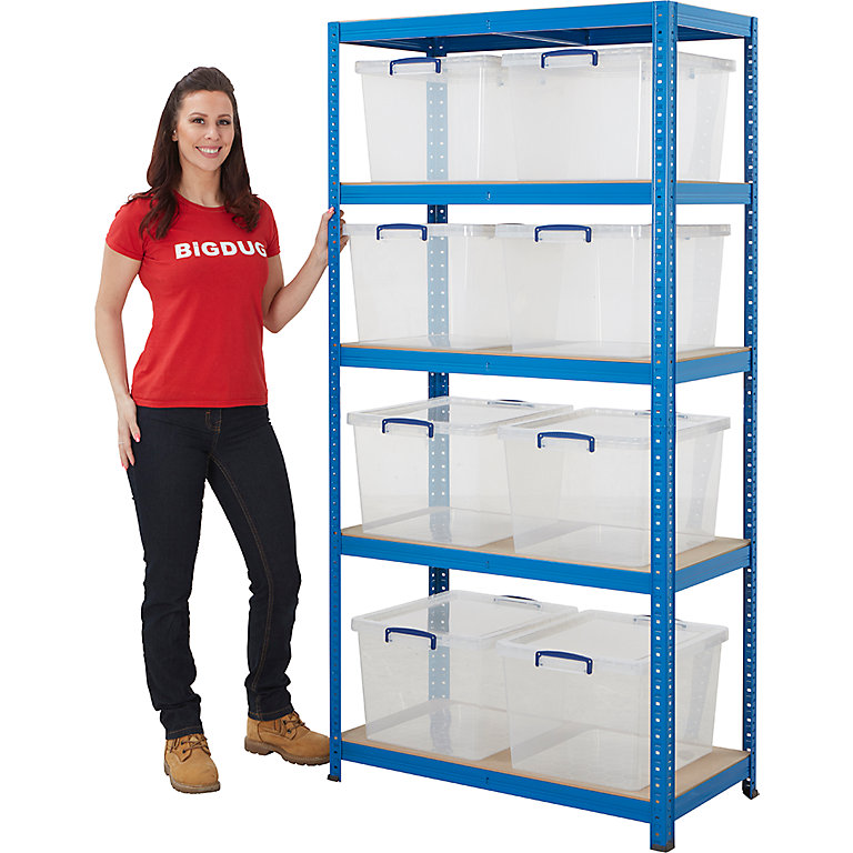 Shelving with Boxes | Storage Shelves With Boxes | BiGDUG