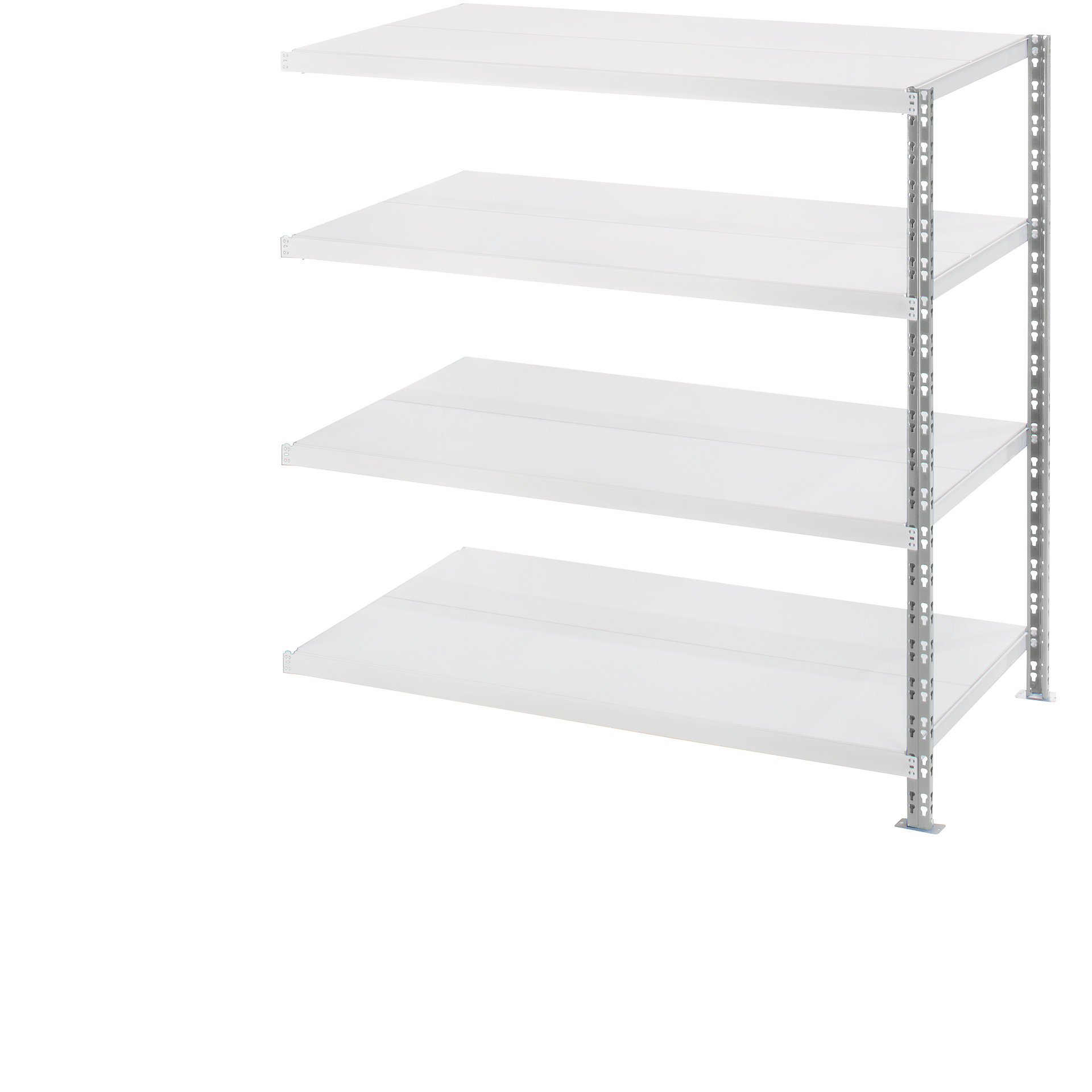 Wide span shelf unit with sheet steel shelves: depth 800 mm | kaiserkraft