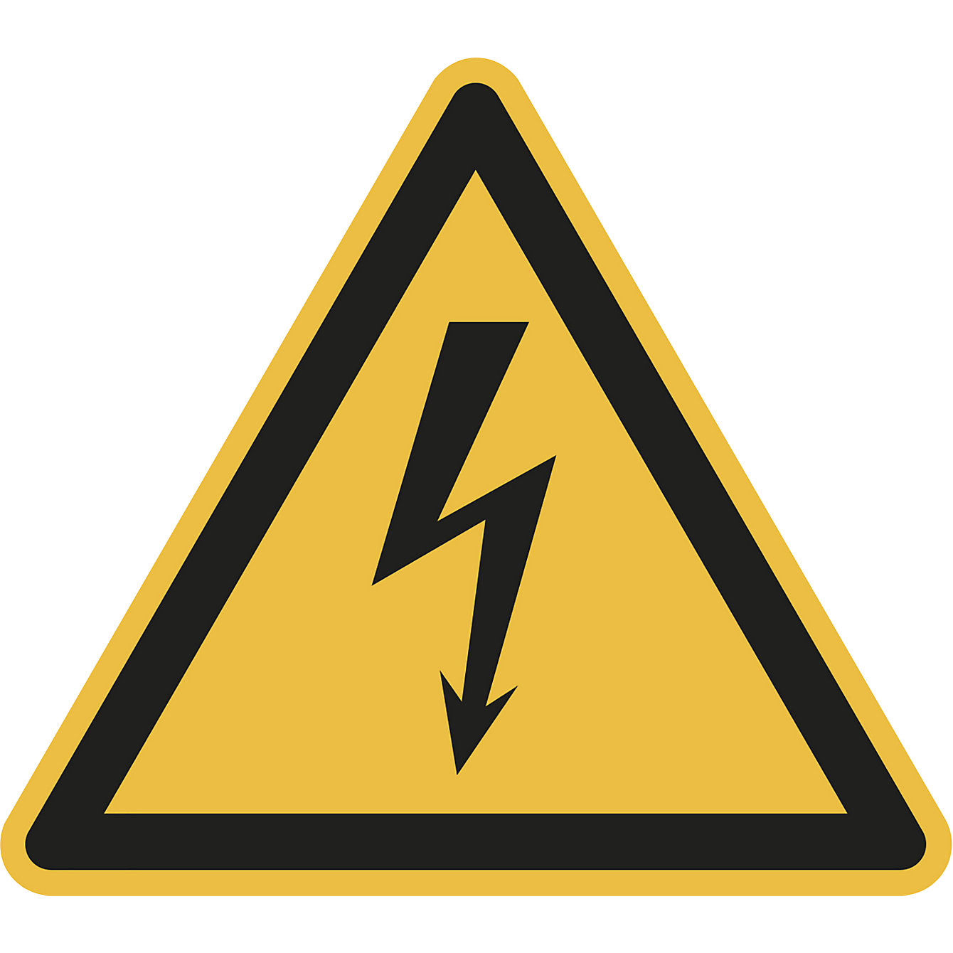 Warnkennzeichen: Warnung vor gefährlicher elektrischer Spannung, VE 10 ...