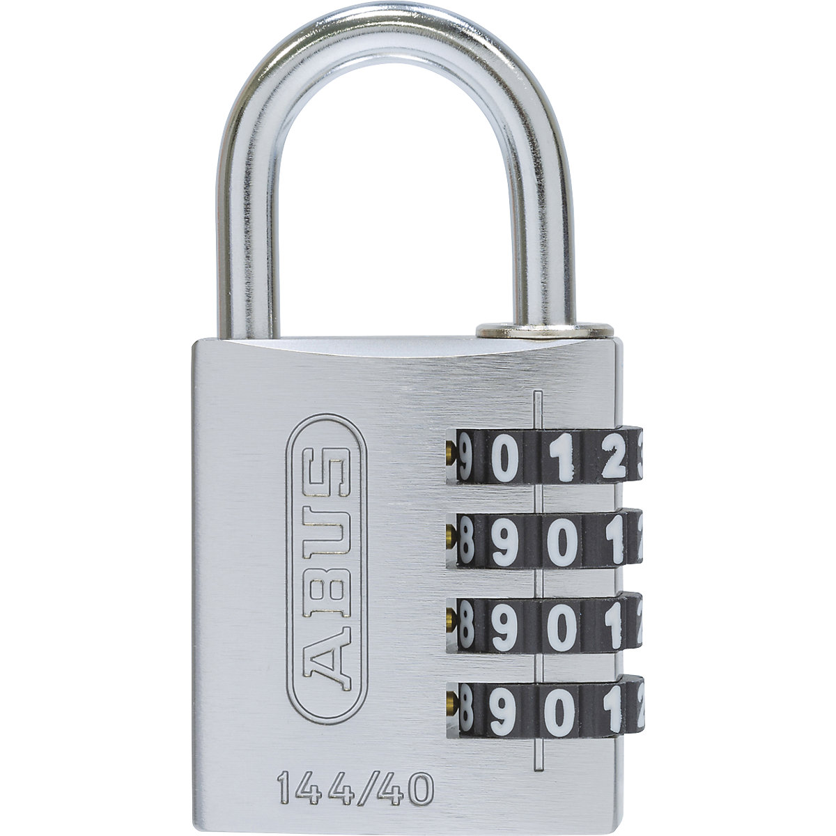 Serrure à combinaison, aluminium – ABUS: 144/40 Lock Tag, lot de 6 | kaiserkraft FRANKEL