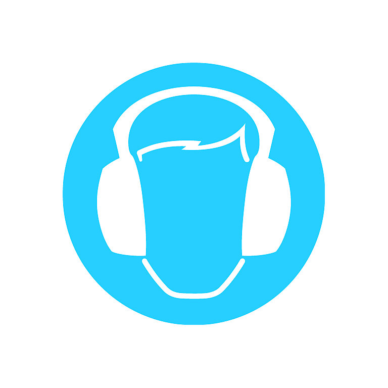 Pictogrammes en PVC: protection auditive, lot de 2 | FRANKEL kaiserkraft