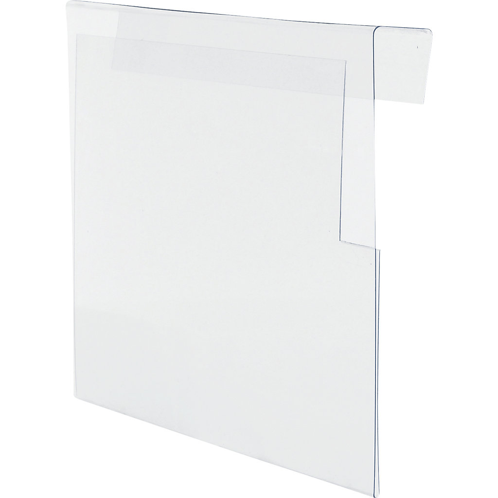 Porte-documents avec réglette d'accrochage: creux au dos servant de ...