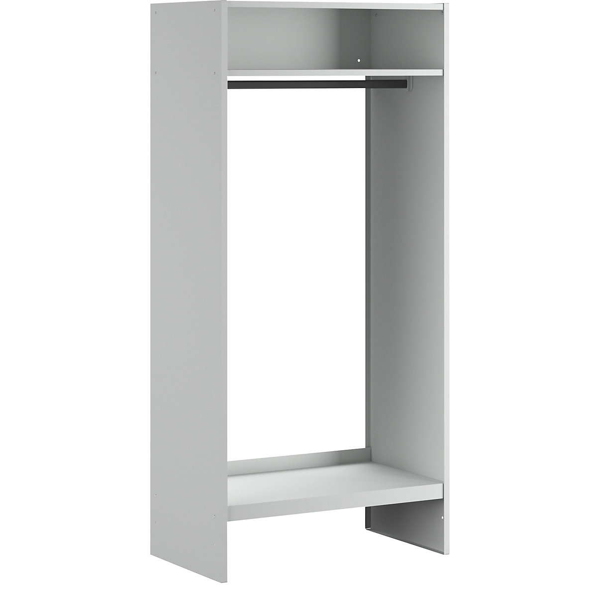 Offene Garderobe Wolf: lichtgrau RAL 7035 | kaiserkraft