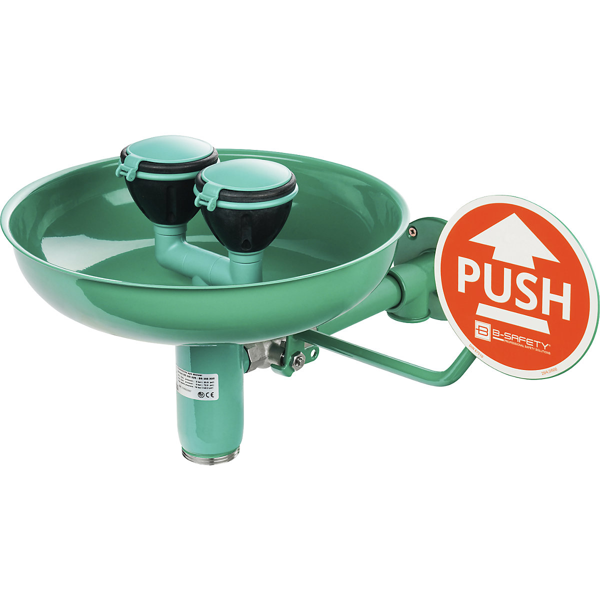 ClassicLine safety eye shower: min. pressure 2.5 bar | kaiserkraft