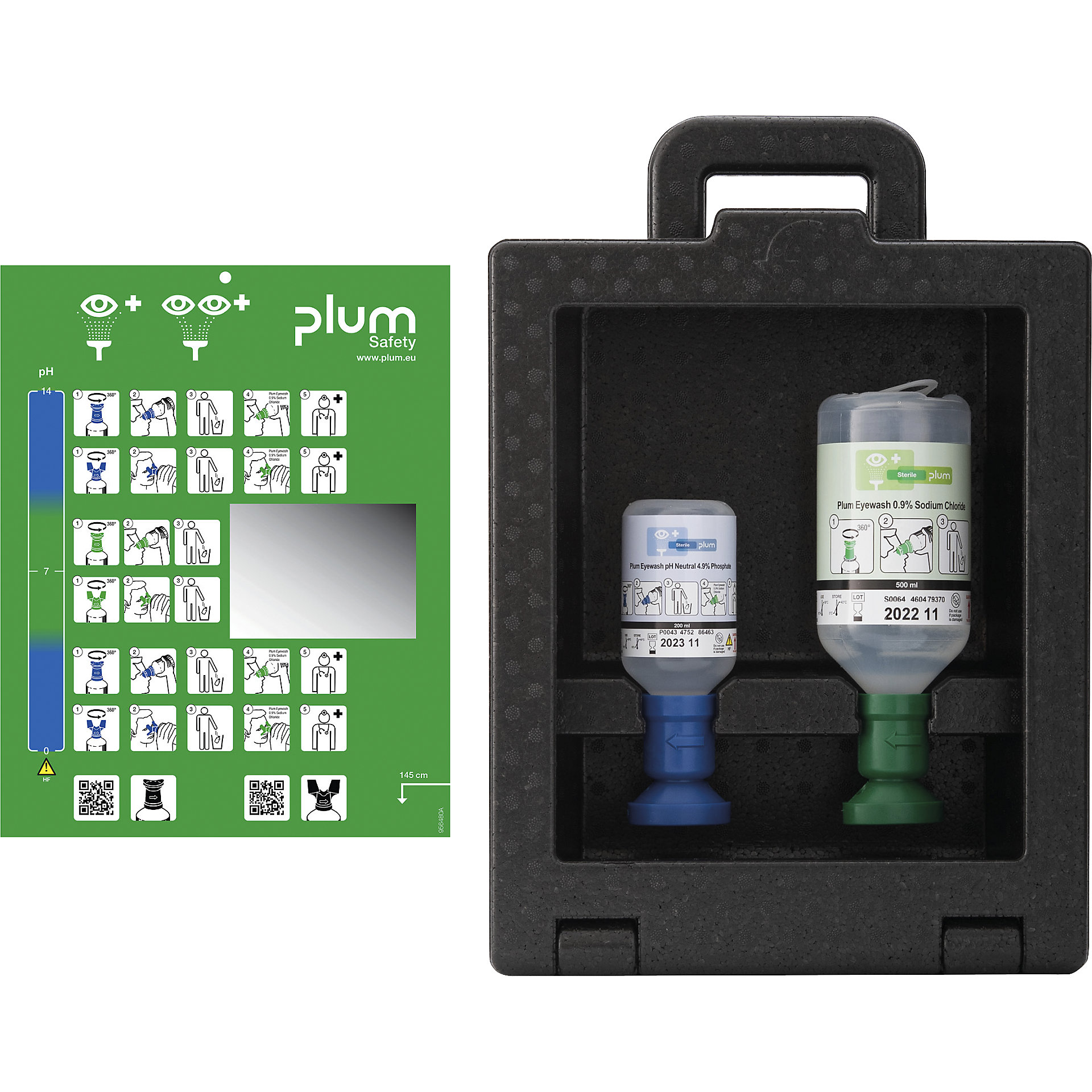 iBox wall box with vision panel and carrying handle – B-SAFETY: 500 ml ...