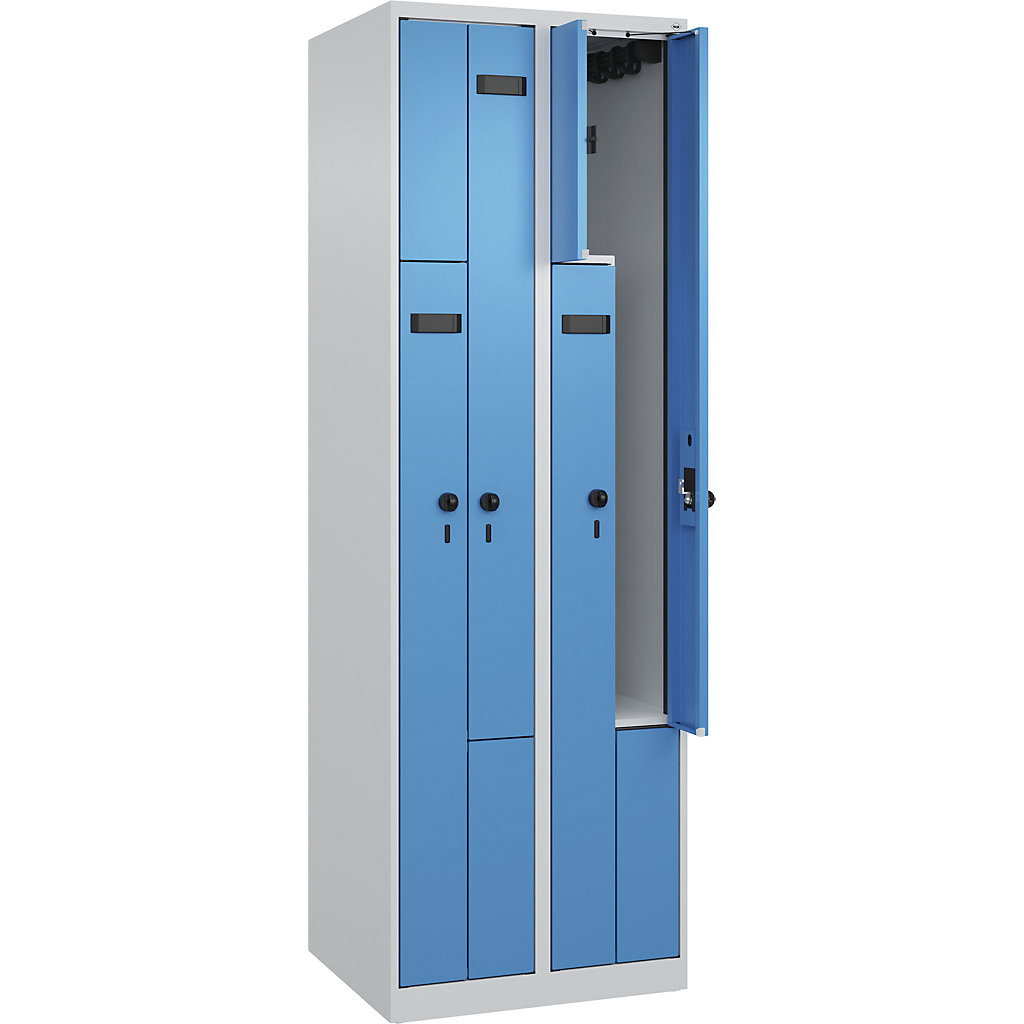 Evolo PLUS Z-locker: 2 compartments | kaiserkraft