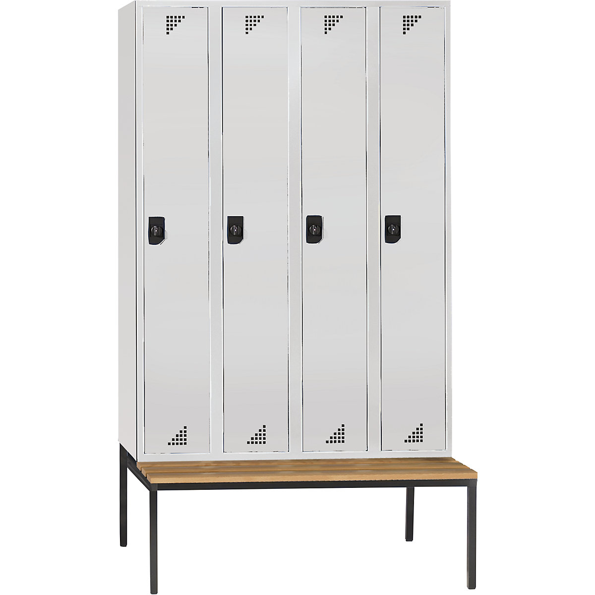 Bremen multi-purpose/cloakroom locker with bench seat – eurokraft pro ...