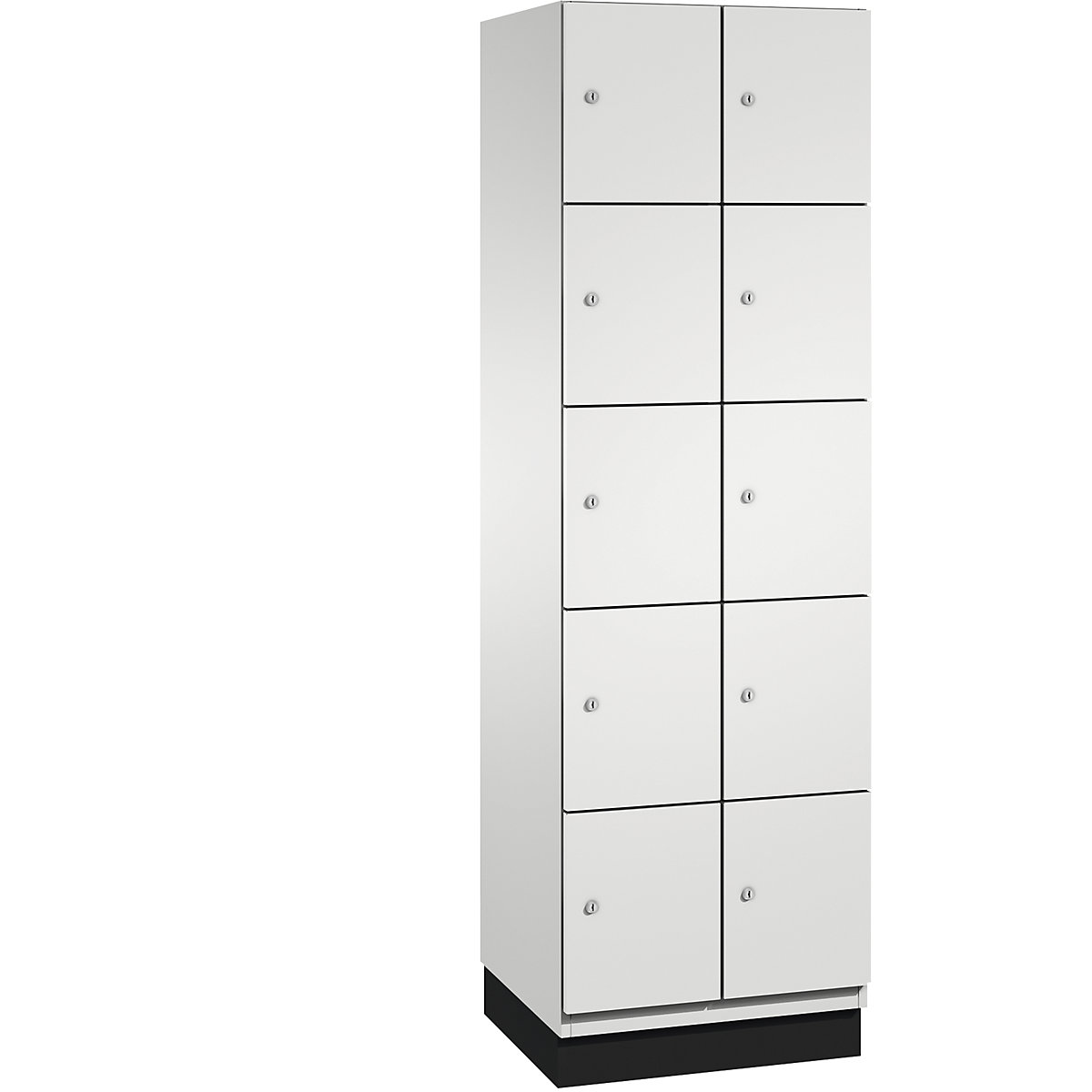 Cambio 5-fold compartment locker – C+P: 2 compartments | kaiserkraft