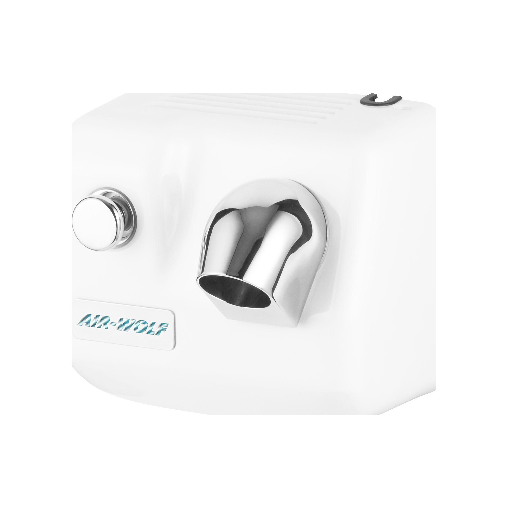 Wall-mounted hair dryer – AIR-WOLF: with push button | kaiserkraft