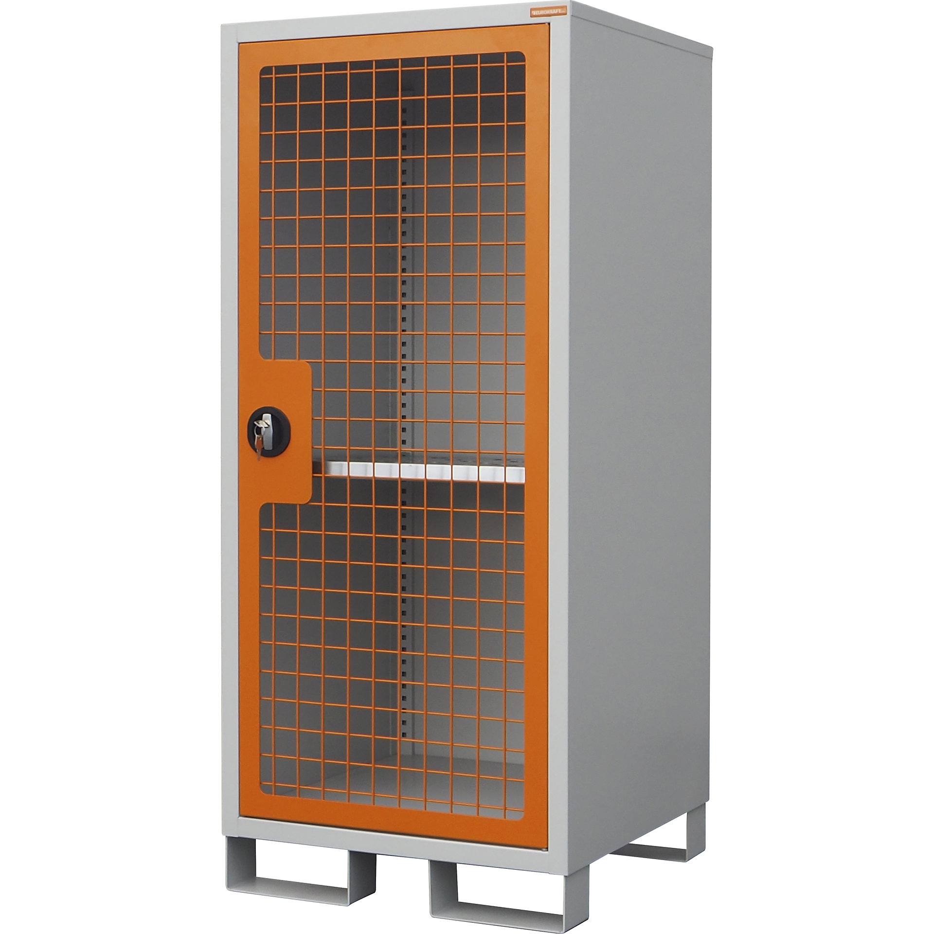 Gas cylinder cupboard – eurokraft basic: 1 door | kaiserkraft