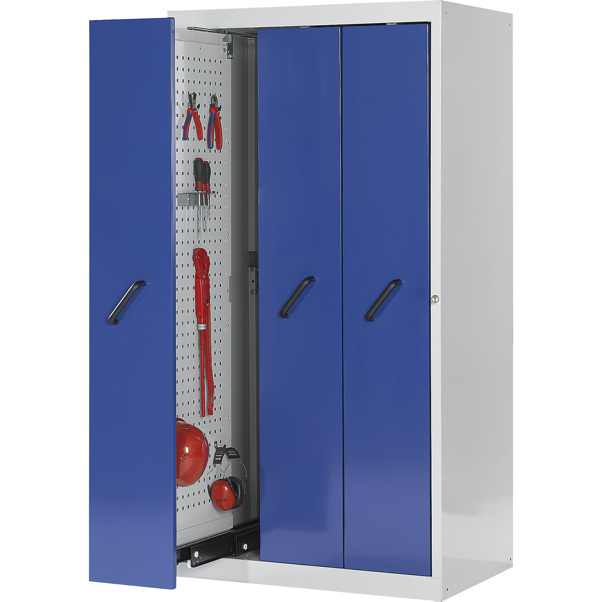 Vertical pull-out cupboard with front cover panels – LISTA: with ...