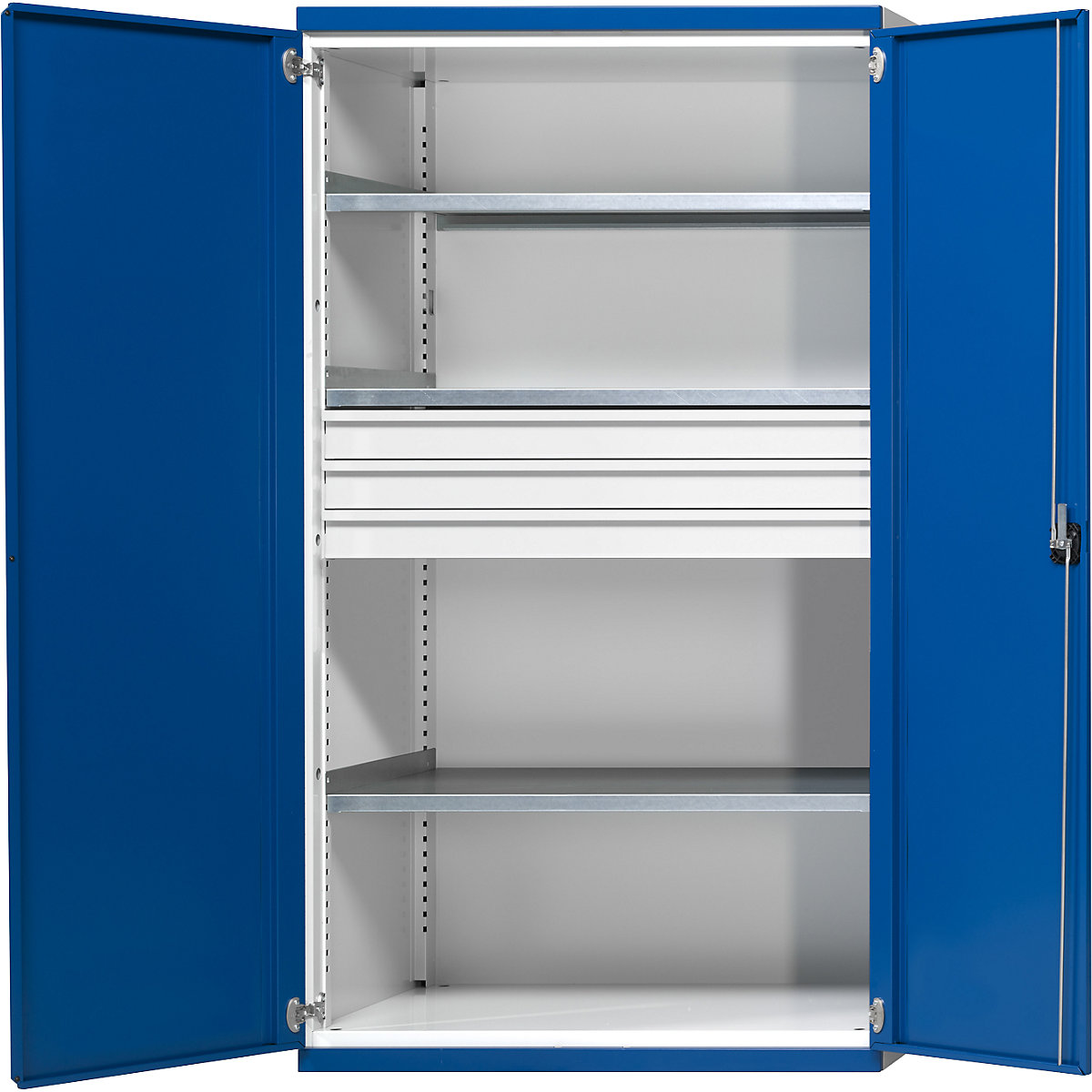 ANKE – Heavy duty cupboard with 3 shelves: 3 drawers 120 mm | KAISER+KRAFT