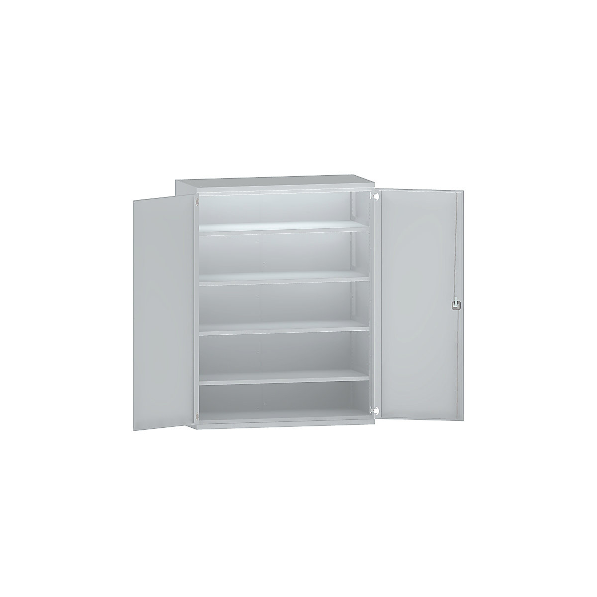 EUROKRAFTpro – JUMBO heavy duty cupboard made of sheet steel: 4 full ...