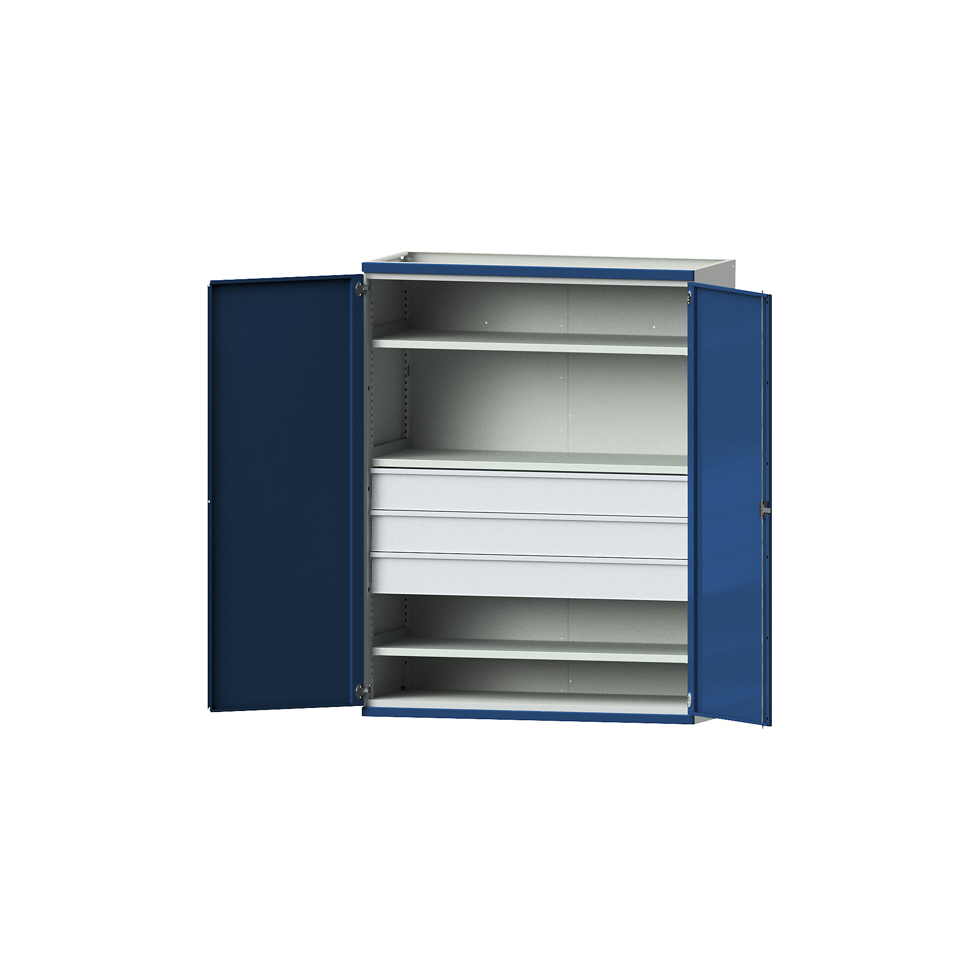 JUMBO heavy duty cupboard with 3 shelves – ANKE: 3 drawers 180 mm ...