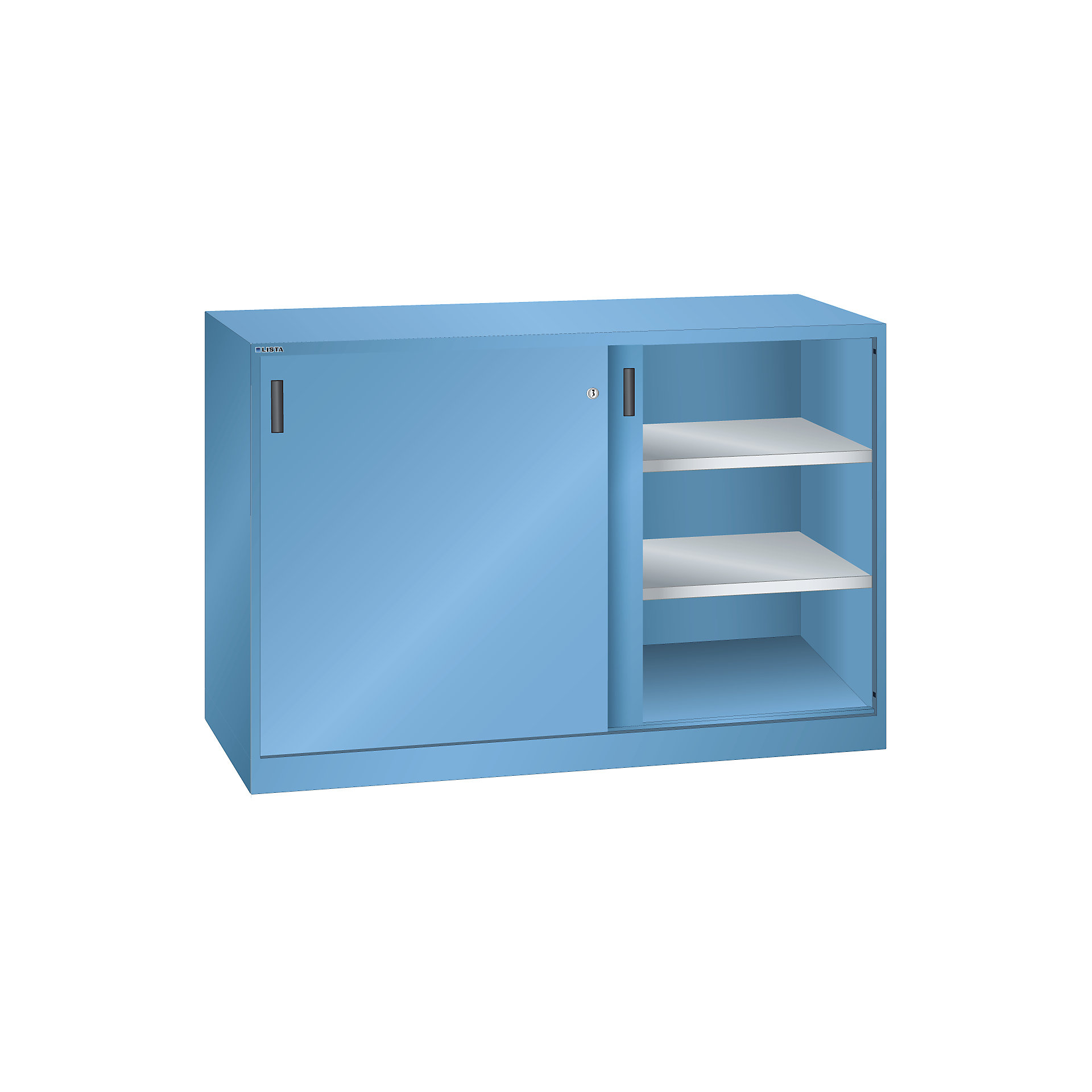 LISTA – Sliding door cupboard: HxW 1000 x 1500 mm, partition | KAISER+KRAFT