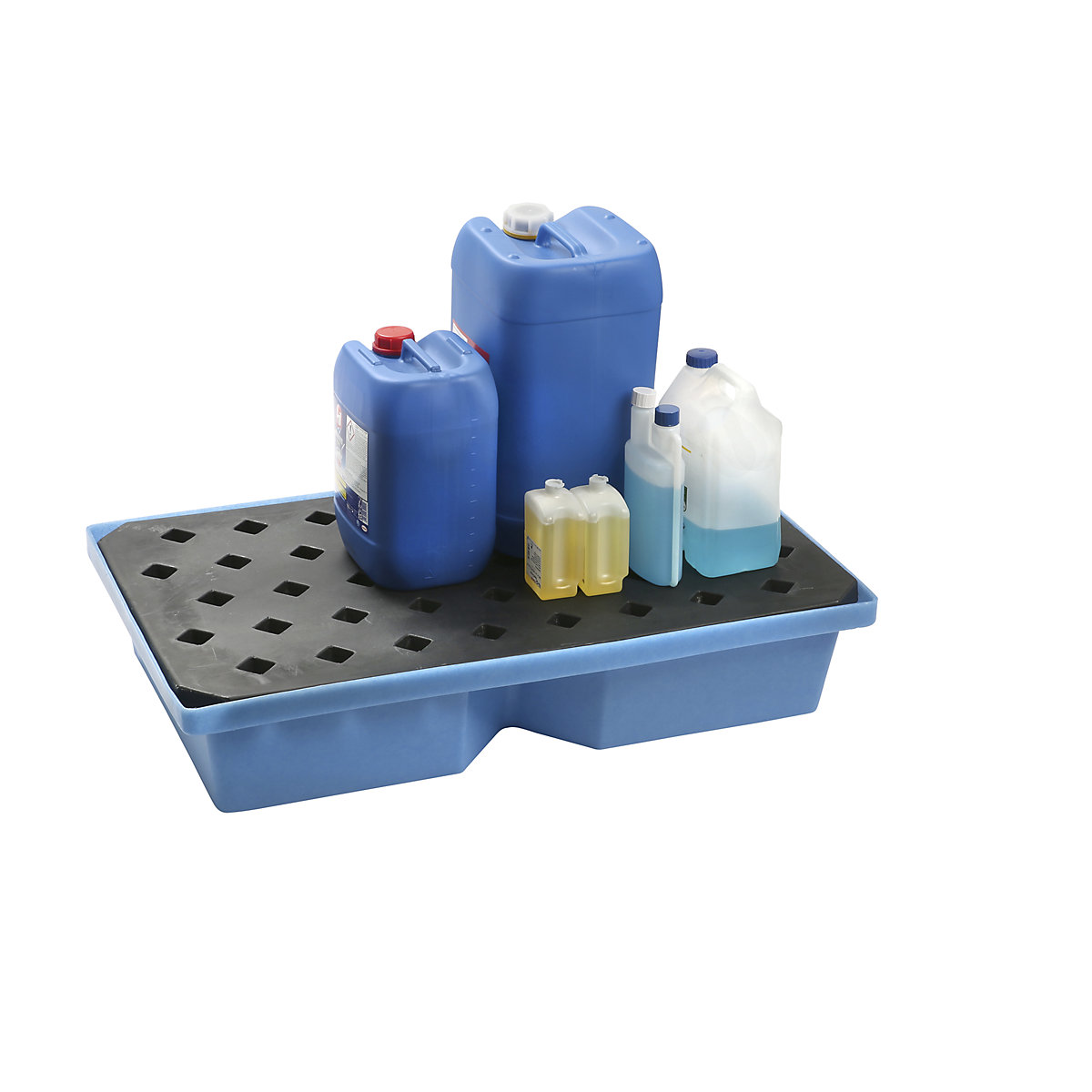 Cuve en polyéthylène pour bidons et palettes: L x l x h 1000 x 600 x ...