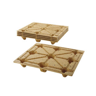 Pallets made of moulded chipboard - M2088 POWELL Great Britain