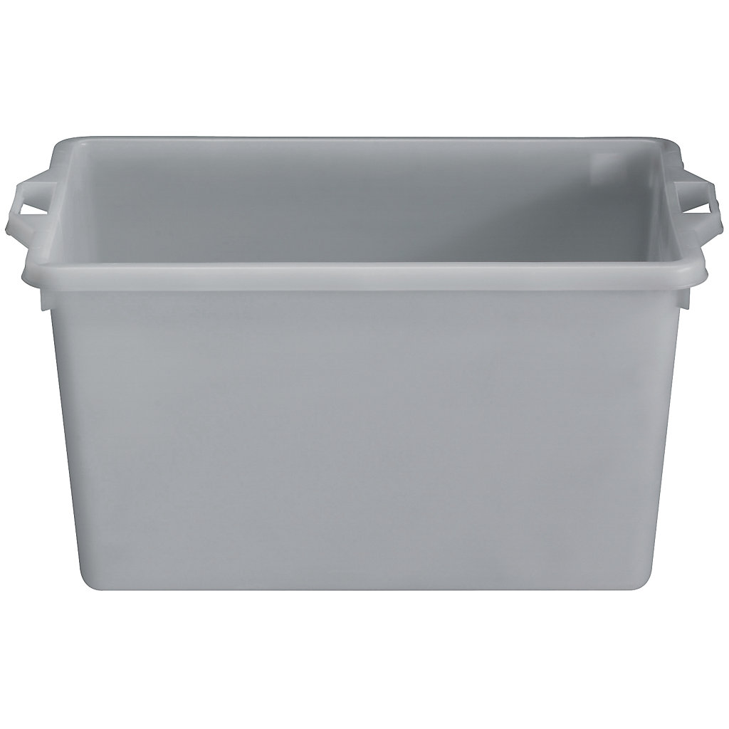 Stacking container made of polyethylene, conical design: capacity 80 l ...