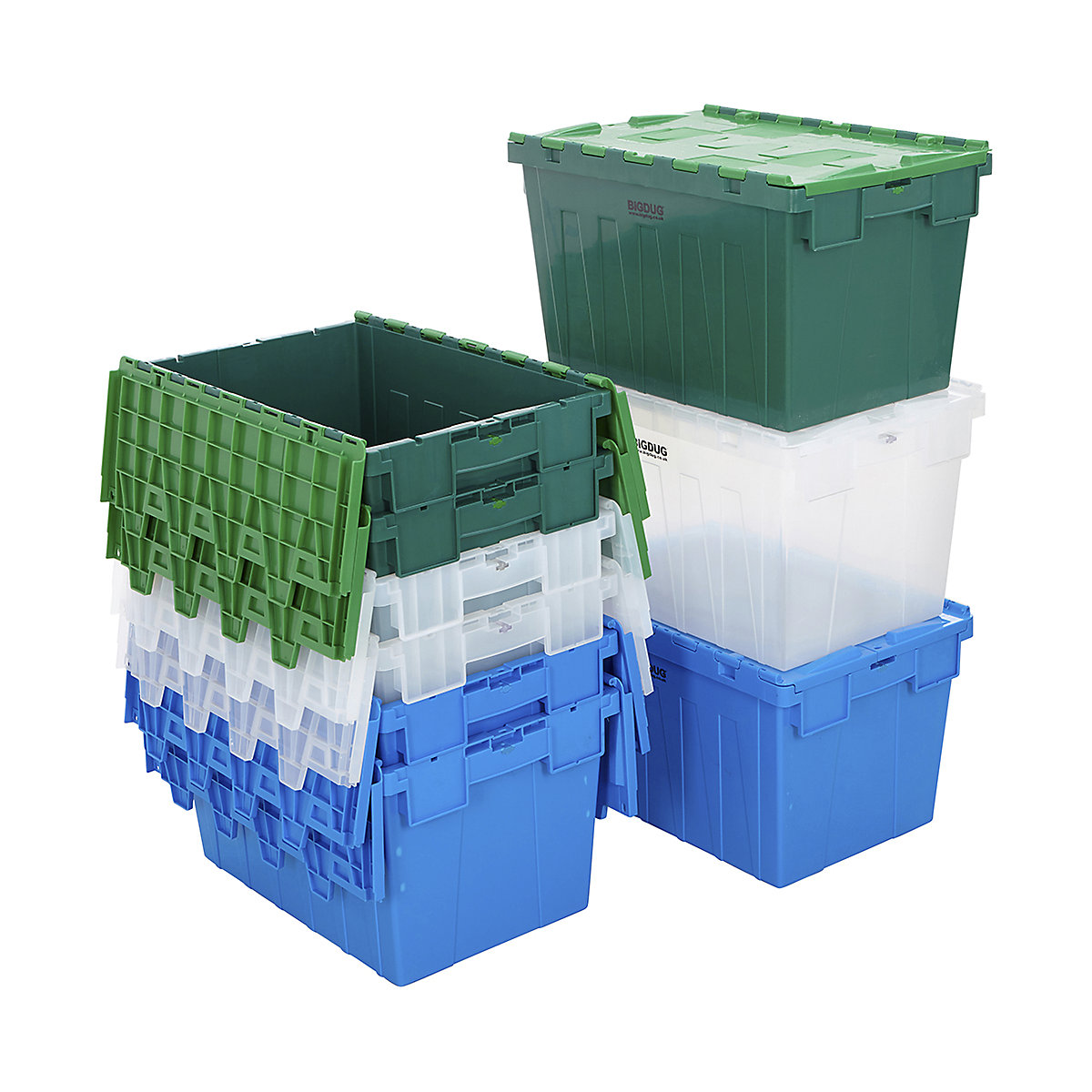 Attached Lid Containers | BiGDUG | BiGDUG