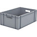 BiGDUG Euro Stacking Box | 230h x 400w x 600d mm | 42 Litre Capacity | Grey | BiGDUG