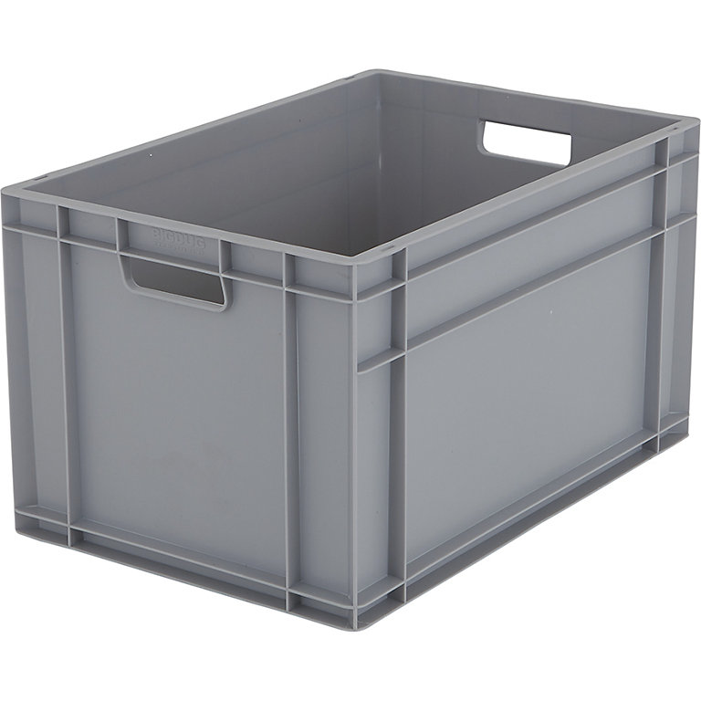BiGDUG Euro Stacking Box | 340h x 400w x 600d mm | 62 Litre Capacity ...