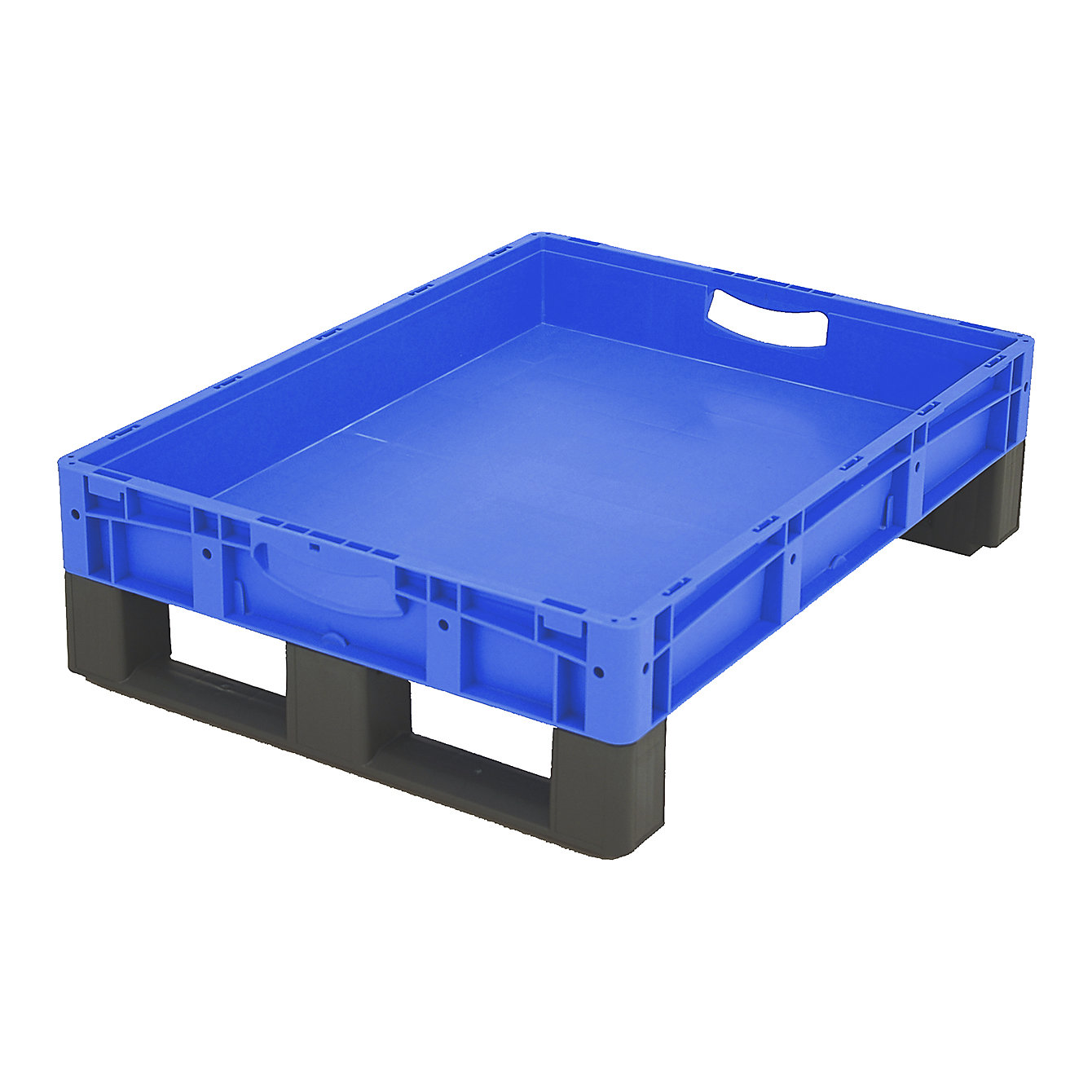 Large Euro Stacking Container with Pallet Skids | Storage Boxes ...