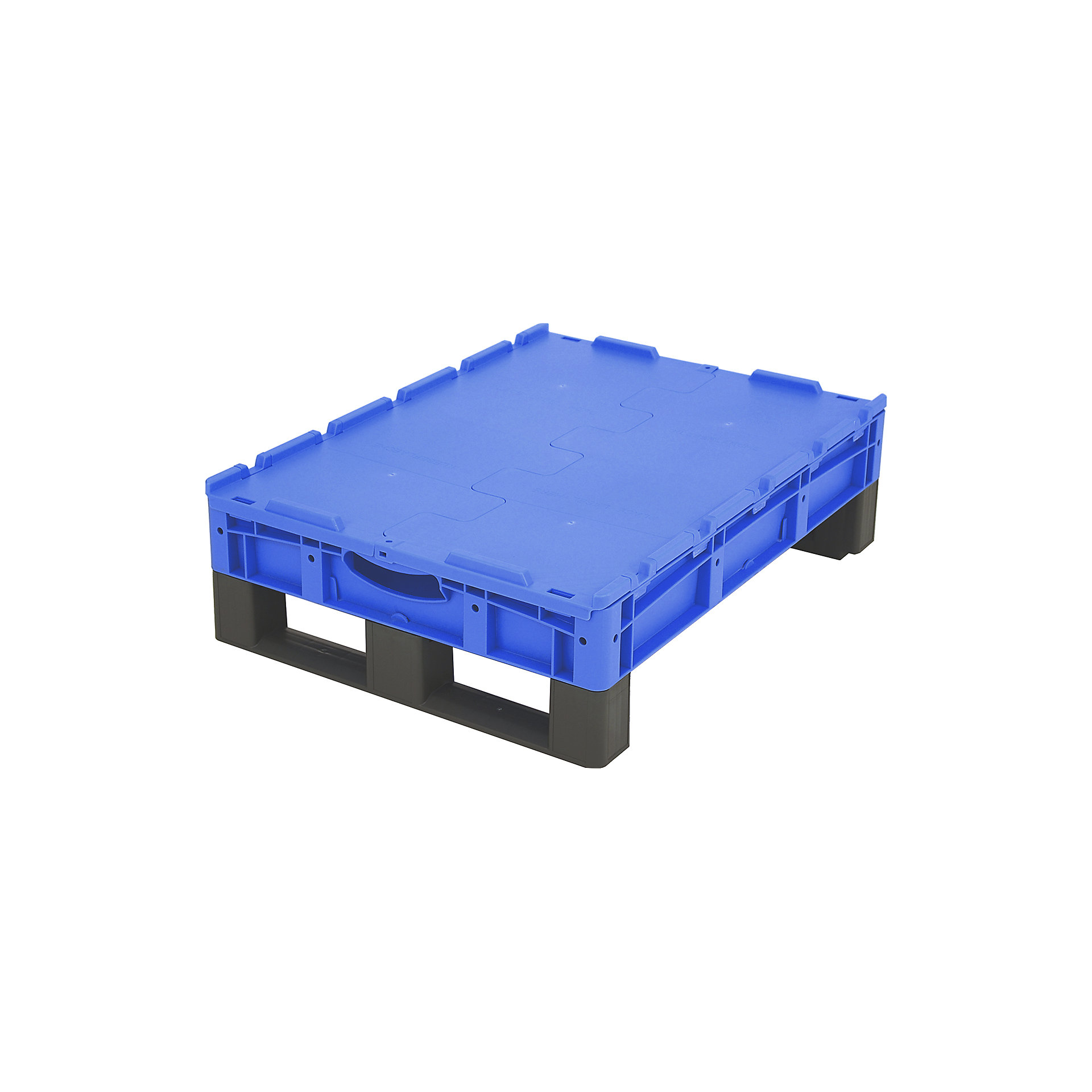 Large Euro Stacking Container with Pallet Skids | Storage Boxes ...
