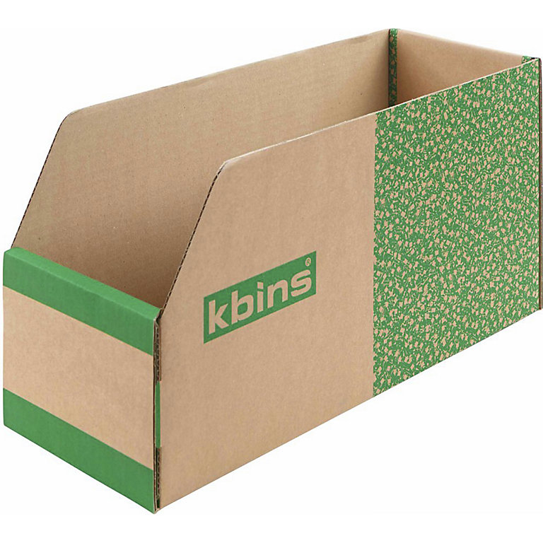 K-Bins & BiGDUG Flat Pack Cardboard Parts Bins (200mm High) | Storage ...