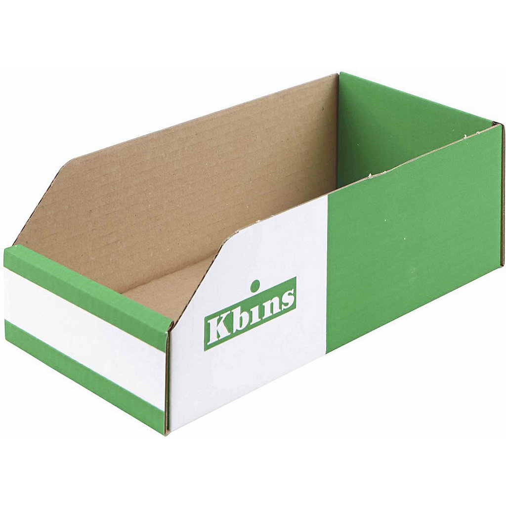K-Bins Flat Pack Cardboard Parts Bins (100mm High) | Storage Boxes ...