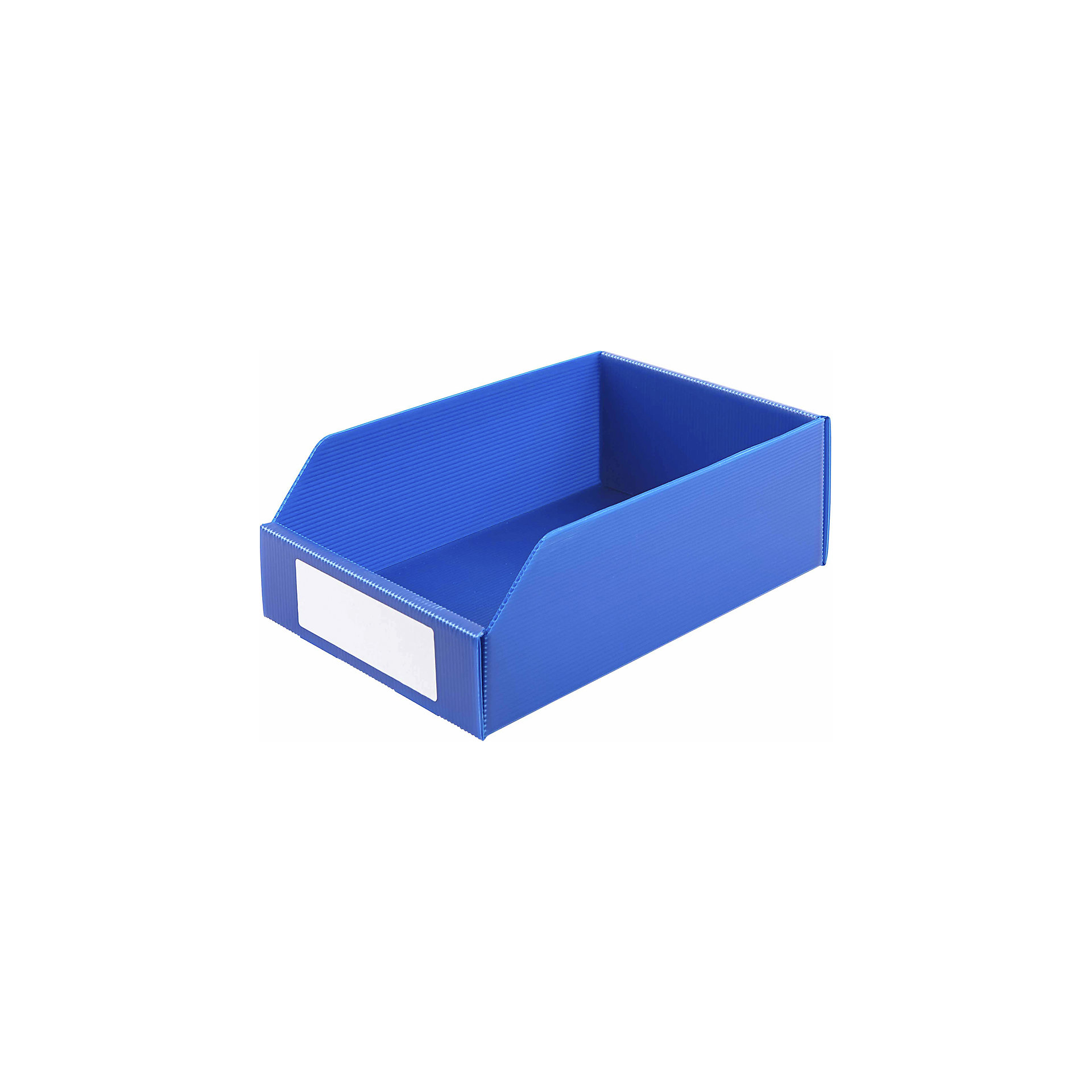 Flat Pack Corrugated Plastic Parts Bin 100h x 200w x 300d mm Pack of 25 ...