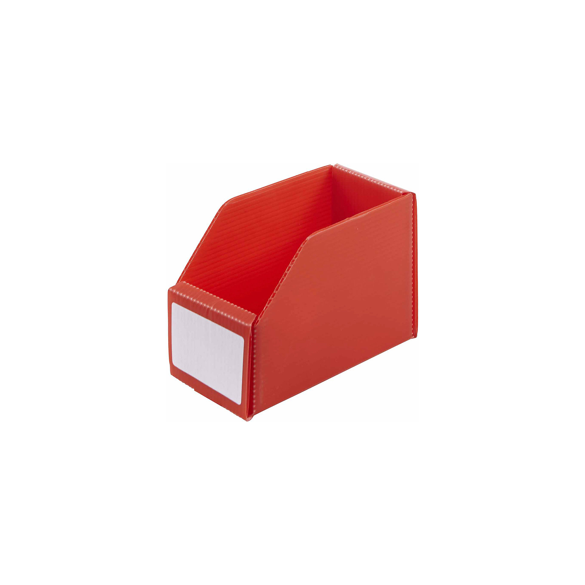 K-Bins Flat Pack Corrugated Plastic Parts Bins Red | Storage Boxes ...