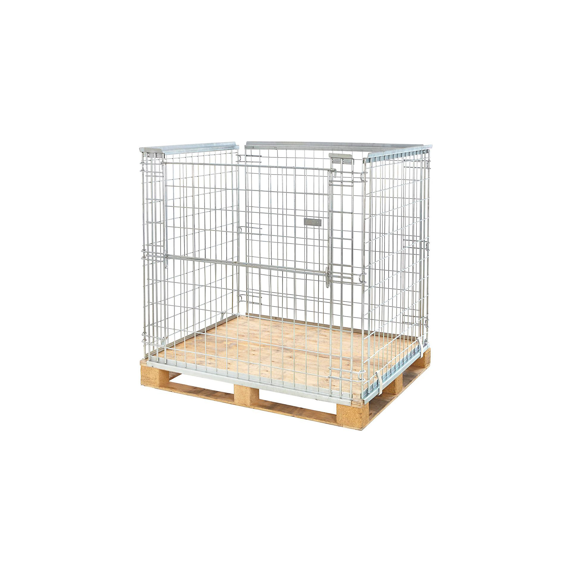 Stackable Pallet Cages With Drop Down Gate | Storage Boxes & Containers ...