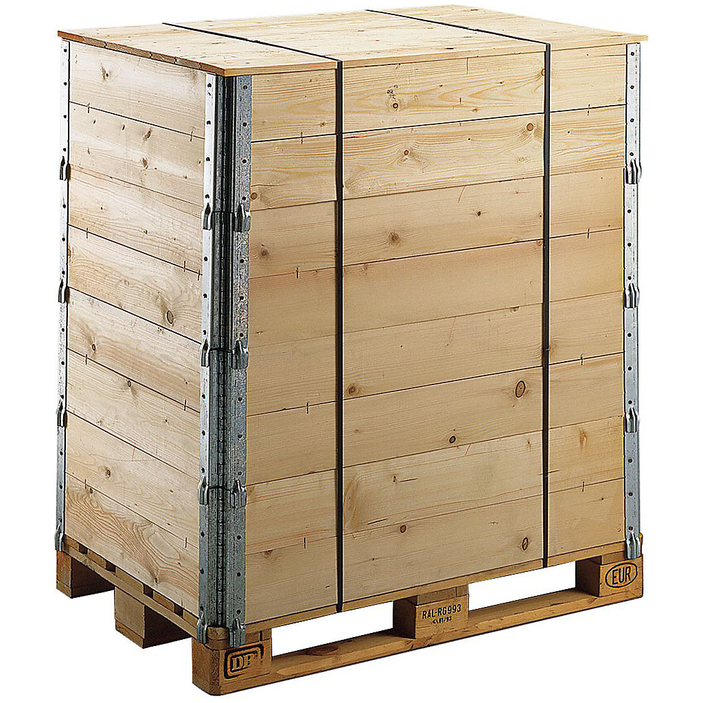 Wooden Pallet Collars for Euro Pallets | Storage Boxes & Containers ...