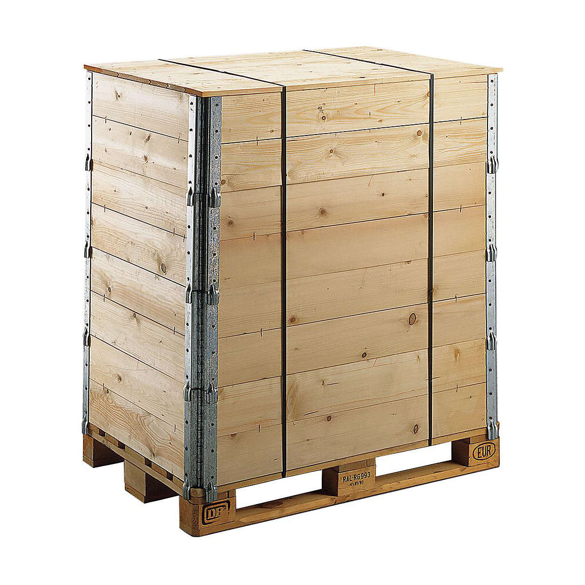 Wooden Pallet Collars for Euro Pallets | Storage Boxes & Containers ...